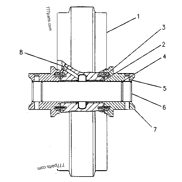 1156337 IDLER GROUP-FRONT - Caterpillar spare part | 777parts.com