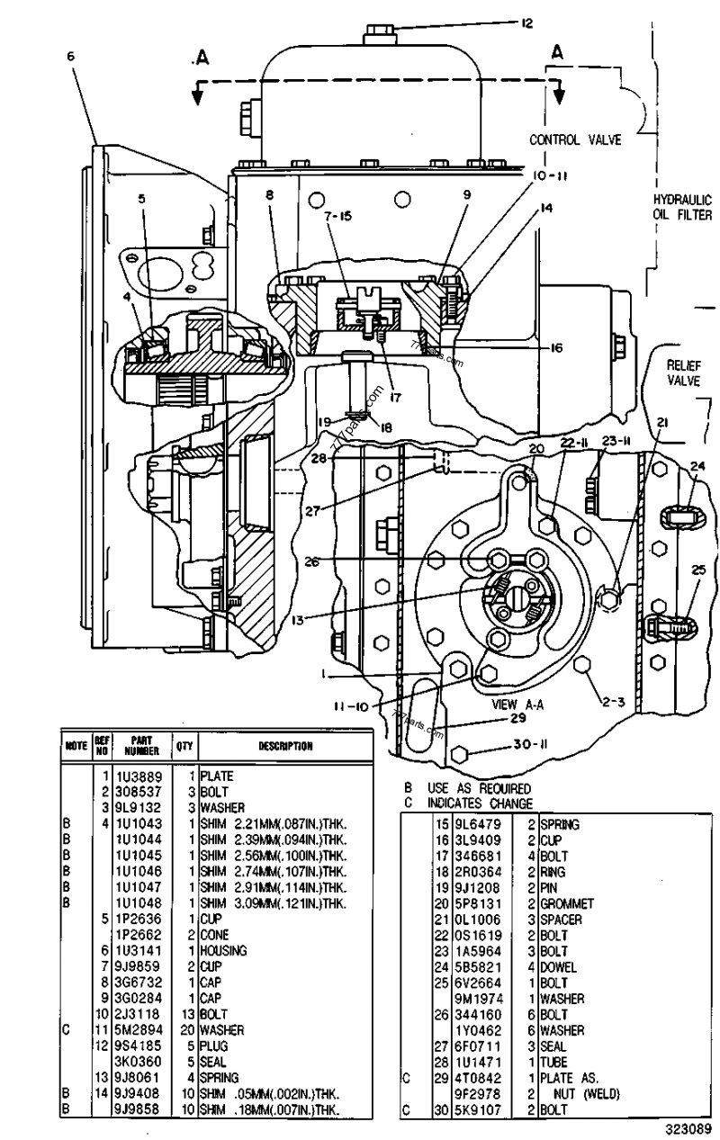 4T0842 PLATE ASSEMBLY - Caterpillar spare part | 777parts.com