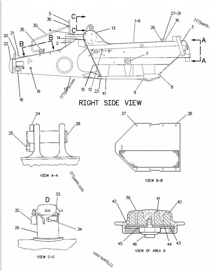 4T1241 HOOK-RETRIEVAL - Caterpillar spare part | 777parts.com