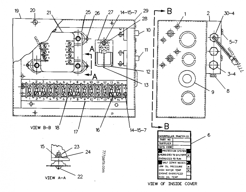 4W2217 BASE-RELAY - Caterpillar spare part | 777parts.com