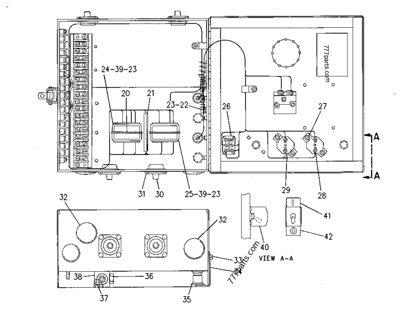 4W2217 BASE-RELAY - Caterpillar spare part | 777parts.com