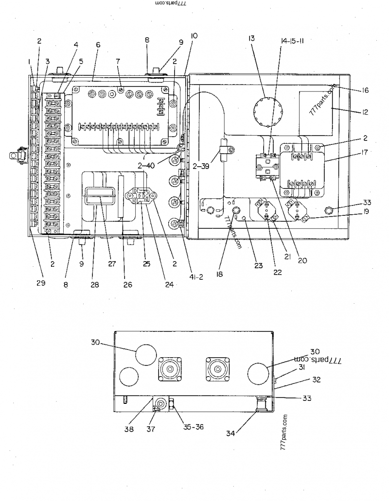 4W2217 BASE-RELAY - Caterpillar spare part | 777parts.com