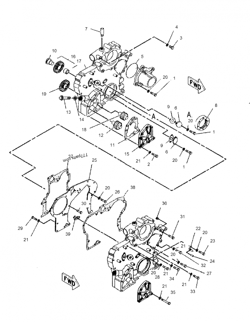 5I7534 GASKET - Caterpillar spare part | 777parts.com