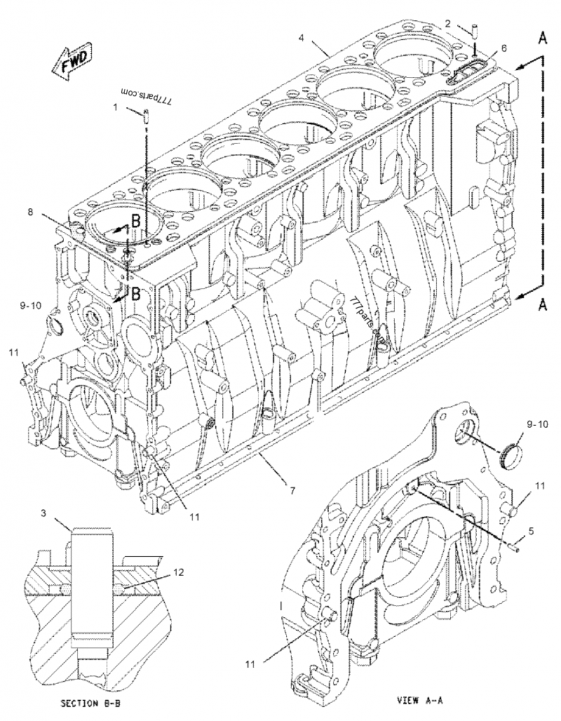 5P0840 SEAL-O-RING - Caterpillar spare part | 777parts.com