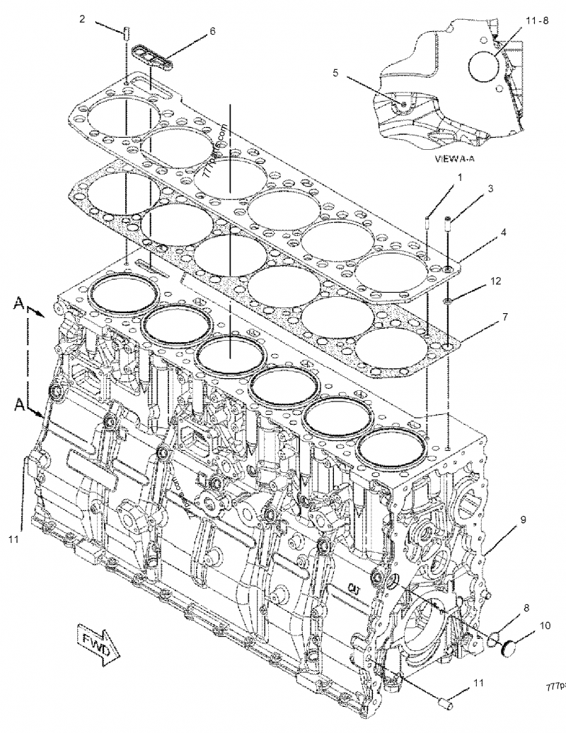 5P0840 SEAL-O-RING - Caterpillar spare part | 777parts.com
