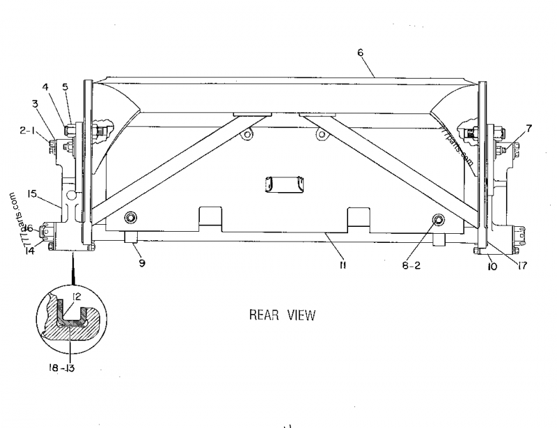 5T8366 STRIP-WEAR - Caterpillar spare part | 777parts.com