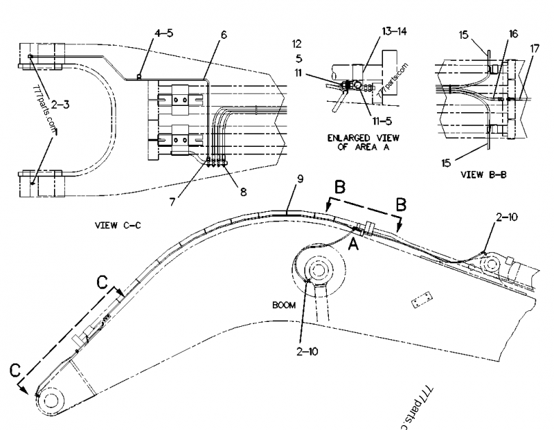 6C3027 HOSE AS - Caterpillar spare part | 777parts.com