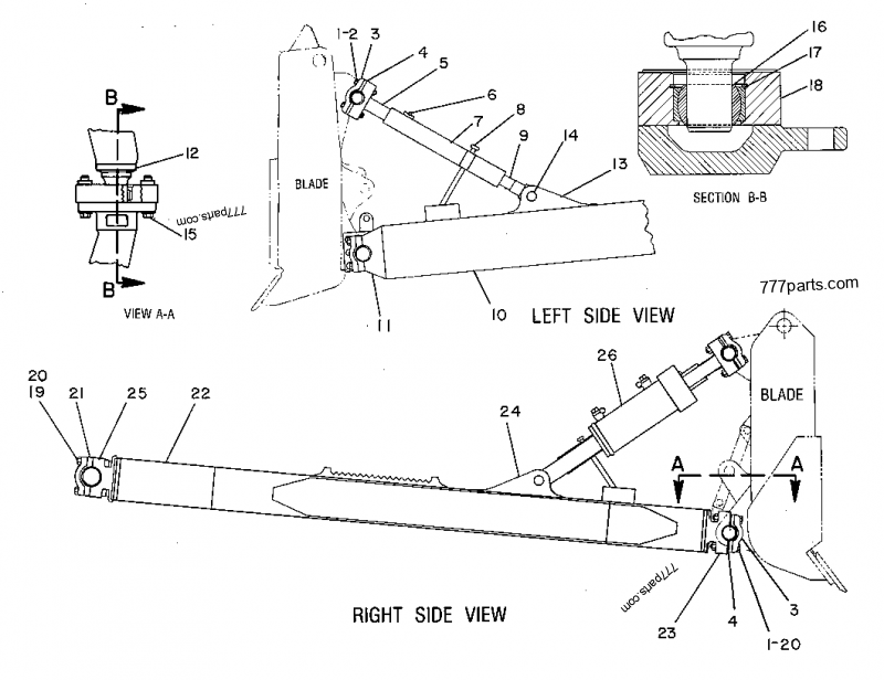6F3183 CAP-BEARING - Caterpillar spare part | 777parts.com