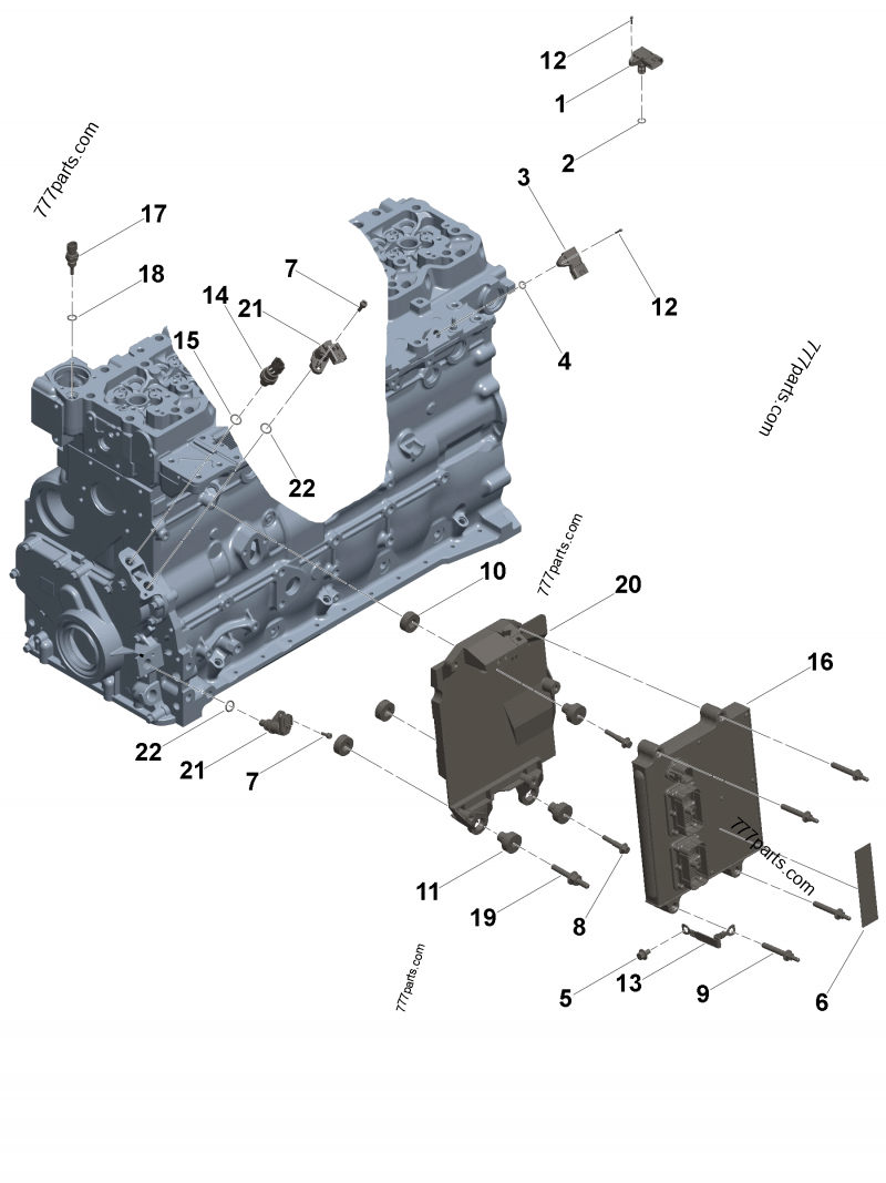 5594275 Position sensor - Cummins spare part | 777parts.com