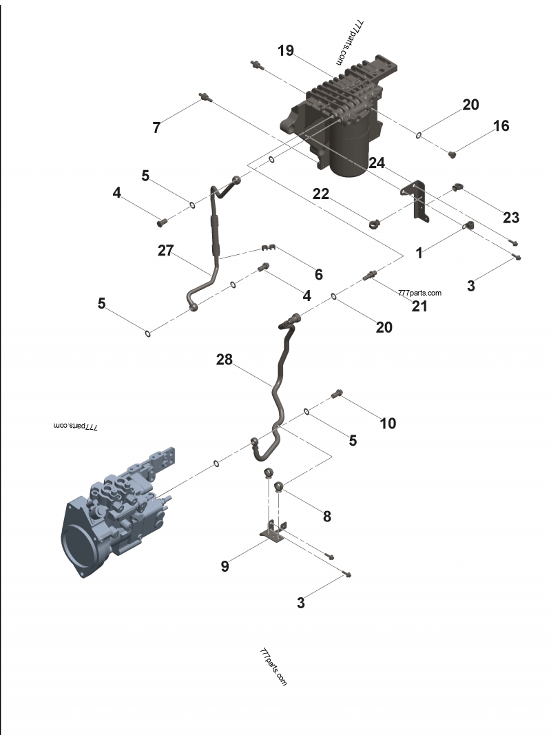 5612352 Fuel supply tube - Cummins spare part | 777parts.com