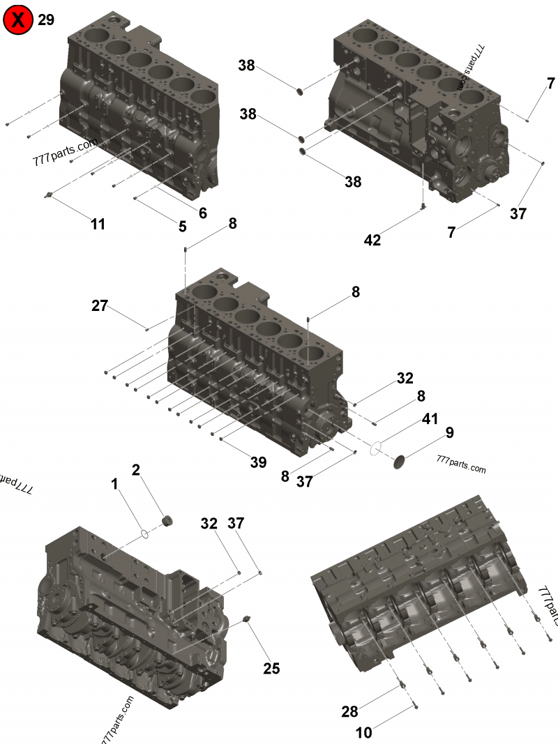 5626215 O ring seal - Cummins spare part | 777parts.com
