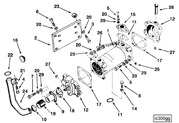 68209 Bypass valve body gasket - Cummins spare part | 777parts.com