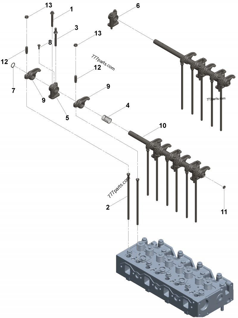 C6204415110 Bracket,rkr lever shaft - Cummins spare part | 777parts.com