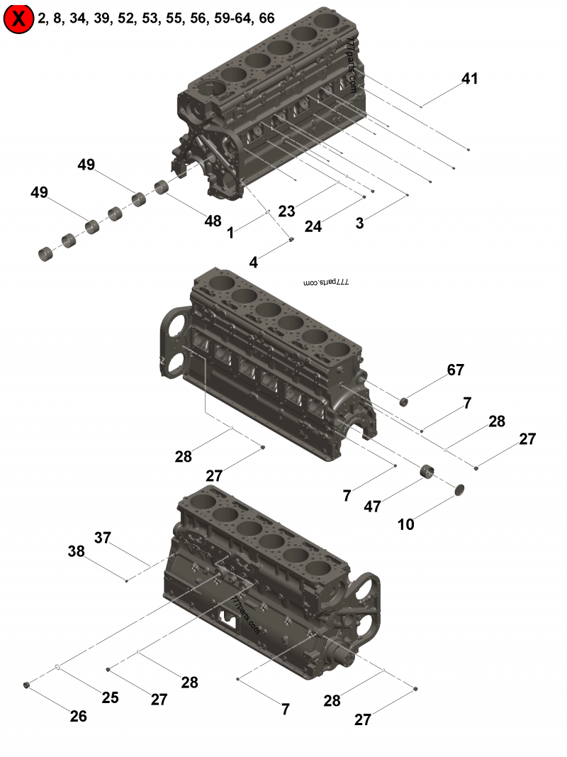 3014404 Piston cooling nozzle - Cummins spare part | 777parts.com