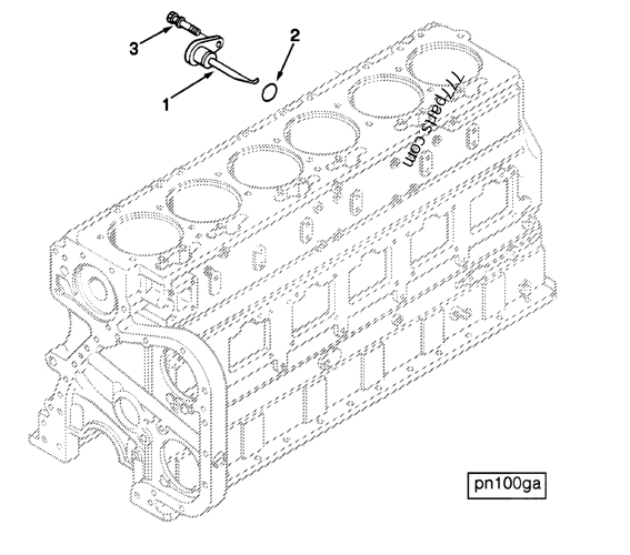 3014404 Piston cooling nozzle - Cummins spare part | 777parts.com