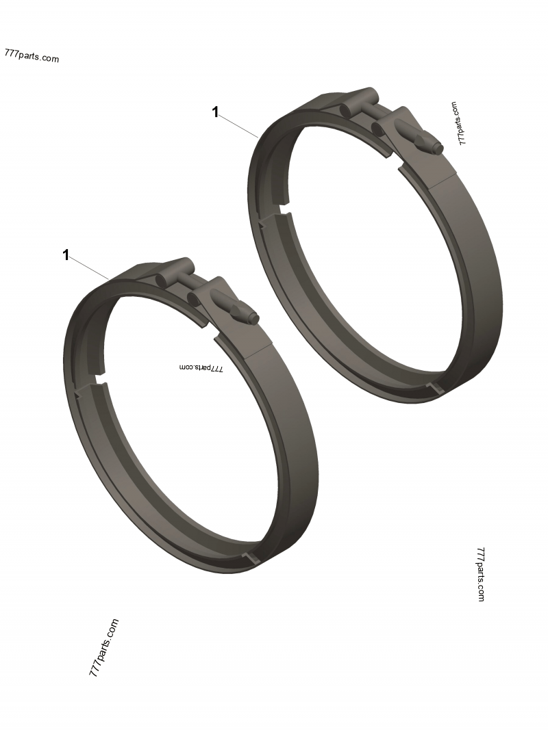 3016306 V band clamp - Cummins spare part | 777parts.com
