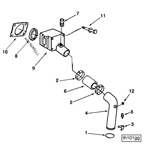 3018098 Water bypass tube - Cummins spare part | 777parts.com