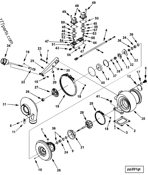 3054608 Fuel pump solenoid - Cummins spare part | 777parts.com