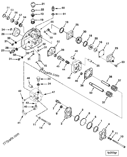 3054608 Fuel pump solenoid - Cummins spare part | 777parts.com
