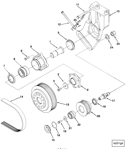 3065358 Fan hub - Cummins spare part | 777parts.com