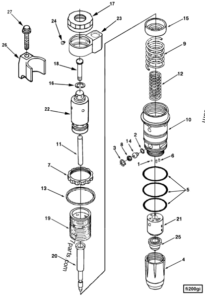 3066707 Injector spring retainer - Cummins spare part | 777parts.com