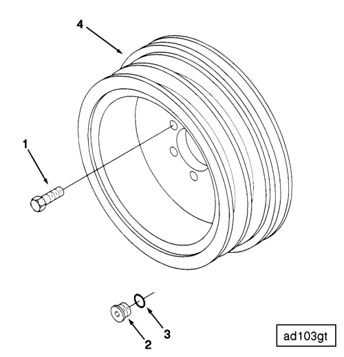 3068916 Accessory drive pulley - Cummins spare part | 777parts.com