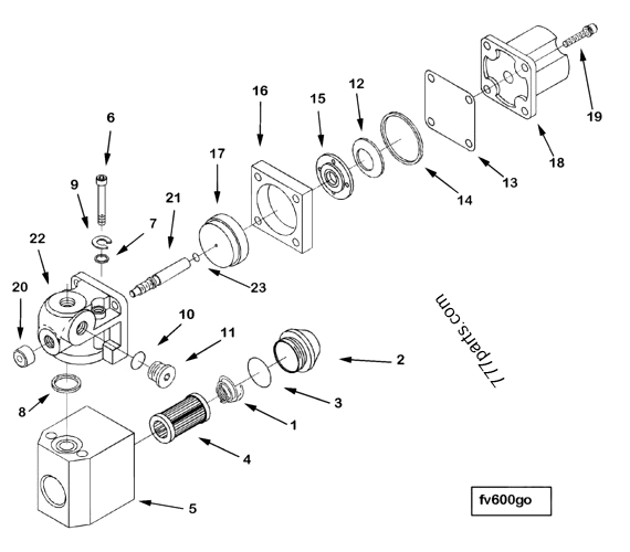 3073890 Fuel shutoff valve body - Cummins spare part | 777parts.com