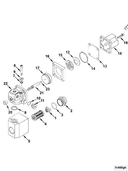 3073890 Fuel shutoff valve body - Cummins spare part | 777parts.com