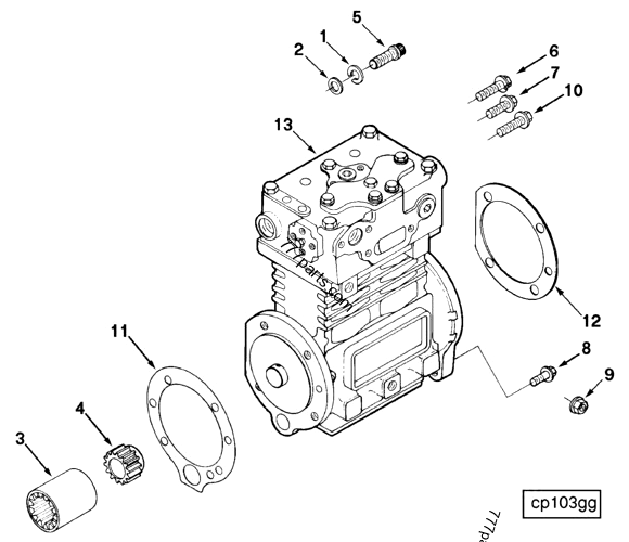 3074471 Air compressor - Cummins spare part | 777parts.com