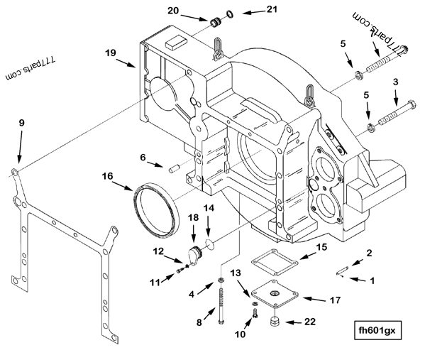 3076066 Oil seal - Cummins spare part | 777parts.com