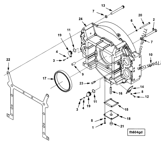 3076066 Oil seal - Cummins spare part | 777parts.com
