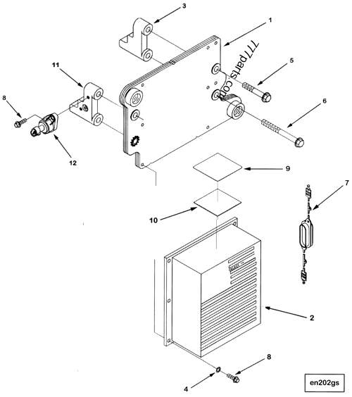 3080407 Pressure sensor - Cummins spare part | 777parts.com
