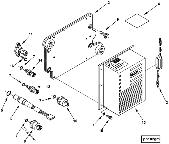 3083715 Pressure sensor - Cummins spare part | 777parts.com