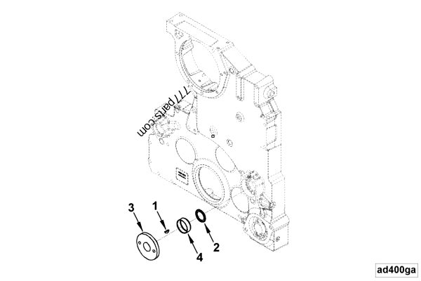 190397 Wear sleeve - Cummins запчасть для спецтехники | 777parts.com