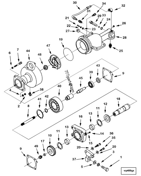3086178 Water pump support - Cummins spare part | 777parts.com
