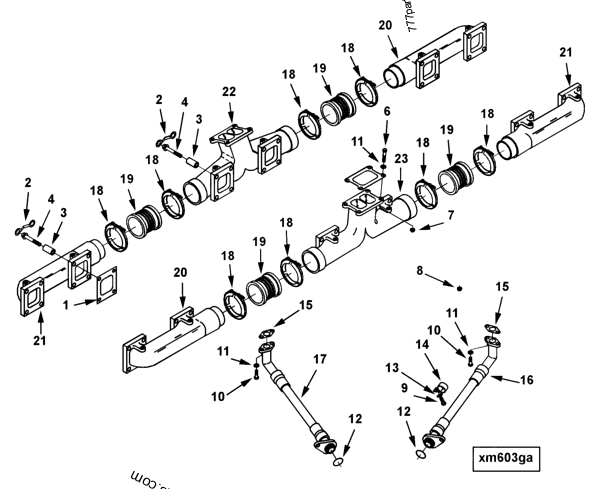 3089765 V band clamp - Cummins spare part | 777parts.com