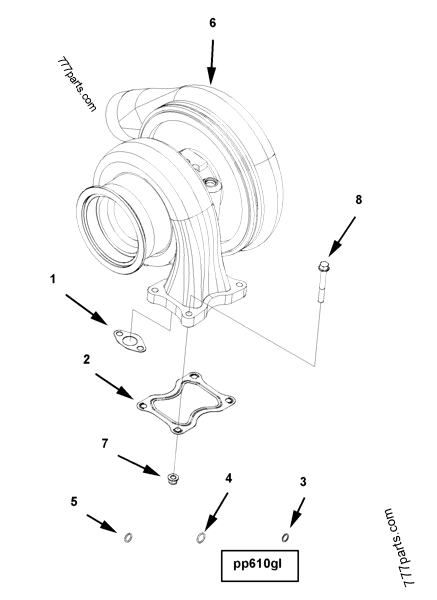 3089955 Connection gasket - Cummins spare part | 777parts.com