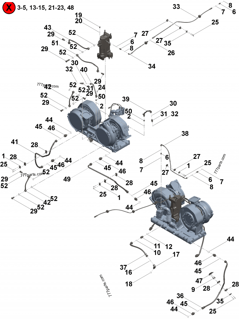 3090419 Male union - Cummins spare part | 777parts.com