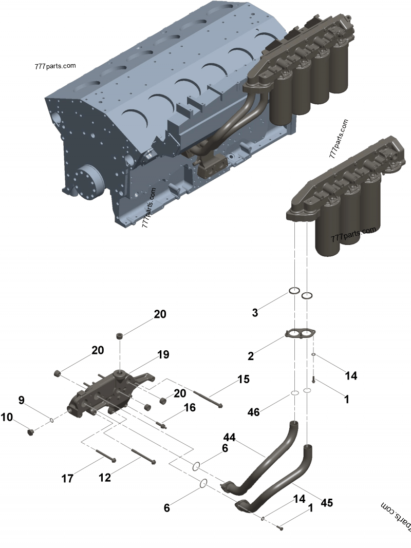 3094042 Threaded plug - Cummins spare part | 777parts.com