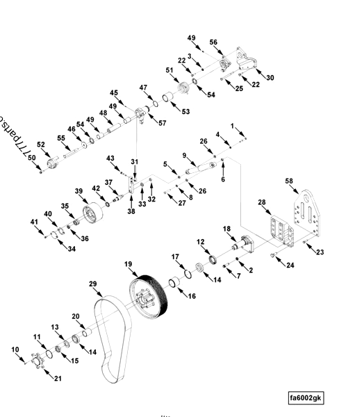 3094884 V ribbed belt - Cummins spare part | 777parts.com