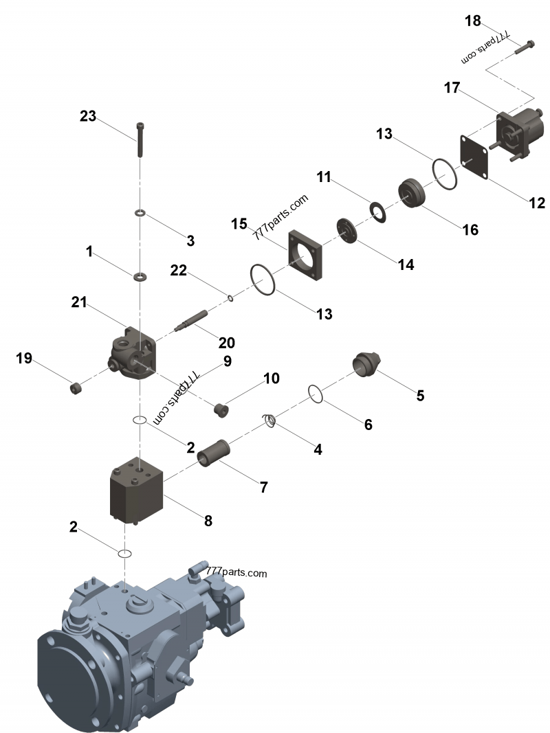 3096856 Fuel shutoff valve - Cummins spare part | 777parts.com