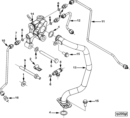 3103269 Water outlet tube - Cummins spare part | 777parts.com