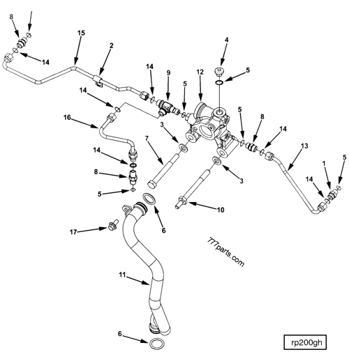 3103269 Water outlet tube - Cummins spare part | 777parts.com