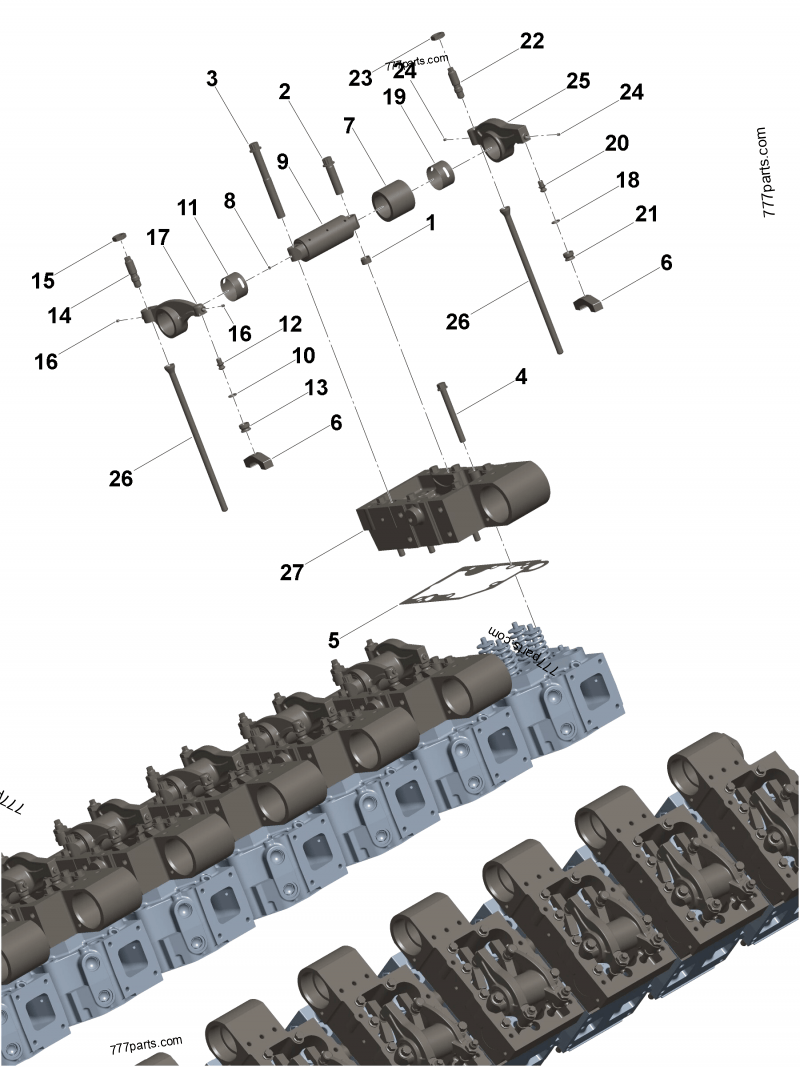 3171499 Rocker lever housing gasket - Cummins запчасть для спецтехники ...
