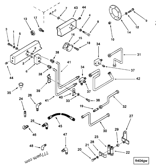 3200425 Fuel drain tube - Cummins запчасть для спецтехники | 777parts.com