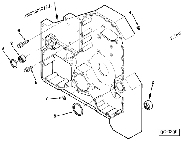 3201659 Rectangular ring seal - Cummins spare part | 777parts.com