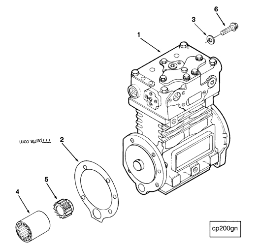 200398 Spline coupling hub - Cummins spare part | 777parts.com
