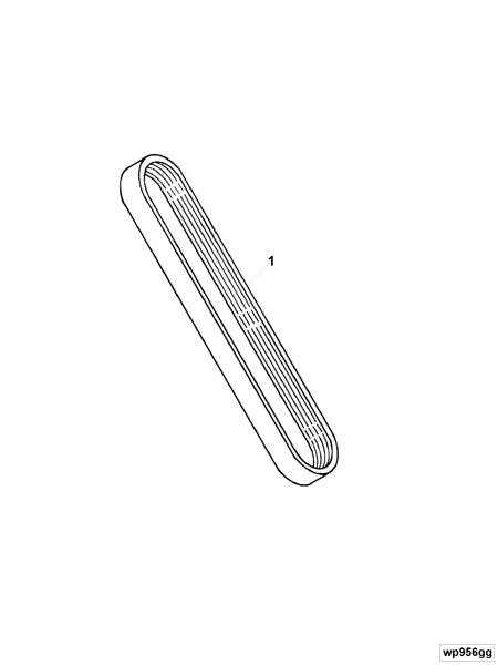 3289157 V ribbed belt - Cummins spare part | 777parts.com