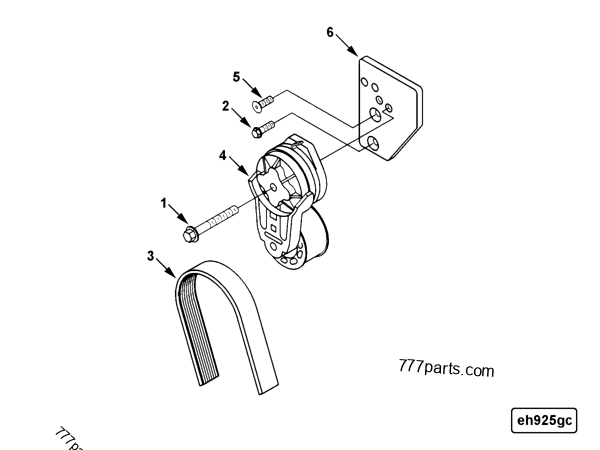 3289347 V ribbed belt - Cummins spare part | 777parts.com