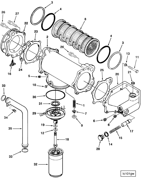 3302630 Rectangular ring seal - Cummins spare part | 777parts.com